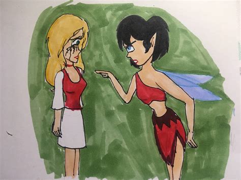 Crysta Standing Up To Heather By Hexxusfangirl On Deviantart