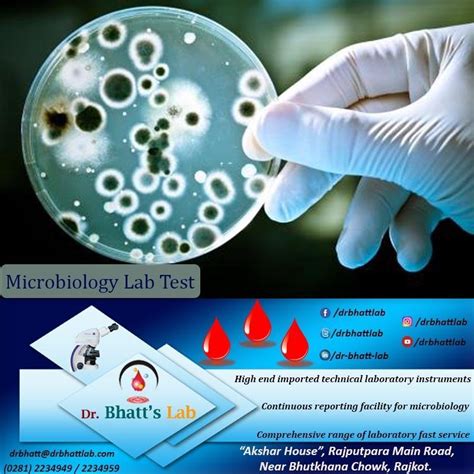 Drbhatts Lab Offers Comprehensive Microbiological Testing Including