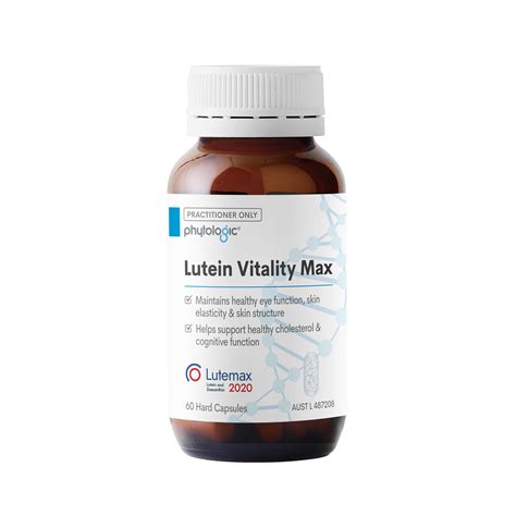 Phytologic Lutein Vitality Max 60 Hard Capsules Better Value Pharmacy