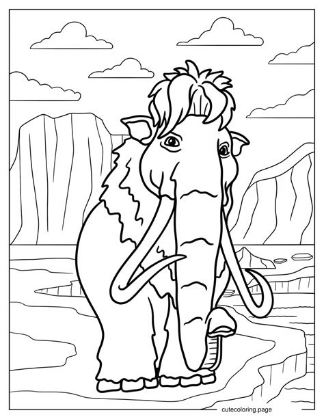 Ice Age Coloring Pages 20 Free Printable Coloring Pages Cute