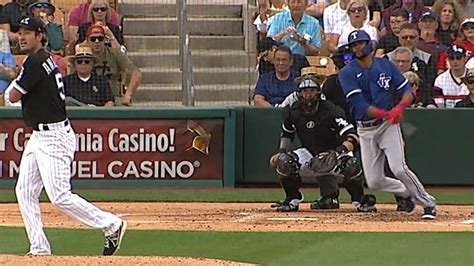 Yadiel Rivera Opens The Scoring With An Rbi Single 03 10 2020 Texas Rangers