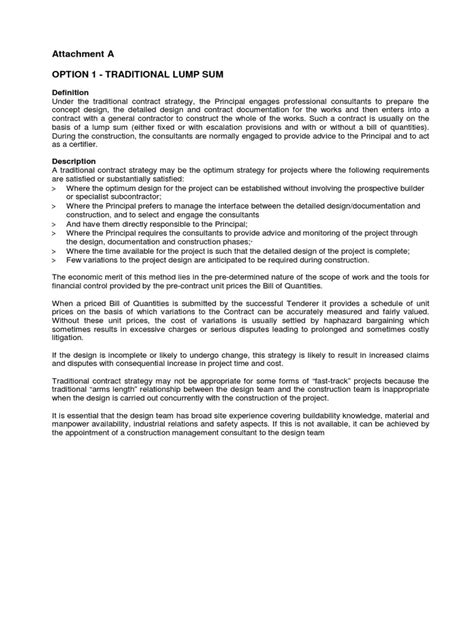 Contracting Strategy Pdf Economies Business