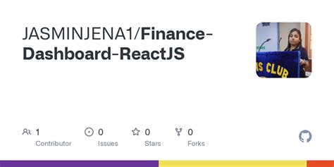 Github Jasminjena1finance Dashboard Reactjs