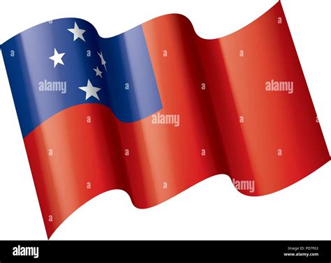 Samoa Flag Vector Illustration Stock Vector Image And Art Alamy
