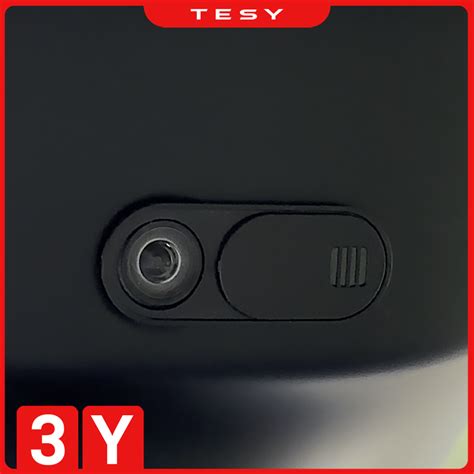테슬라 모델 3 y용 자동차 카메라 커버 웹캠 슬라이드 차단기 개인 정보 보호기 태블릿 pc 노트북 아이패드와 호환 1
