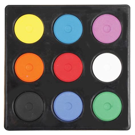 Richeson Mini Tempera Blocks 9 Color Set
