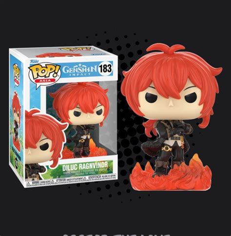 Funko Pop Animation Genshin Impact Diluc Ragnvindr Hobbies Toys Toys Games On Carousell