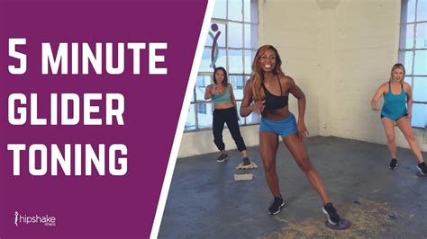 5 Minute Booty Toning Workout With Gliders Tone N Twerk Youtube