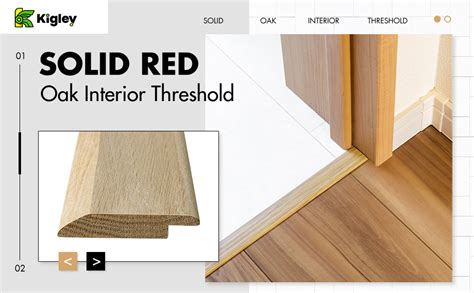 Kigley Solid Red Oak Interior Threshold Wood Oak Threshold Transition