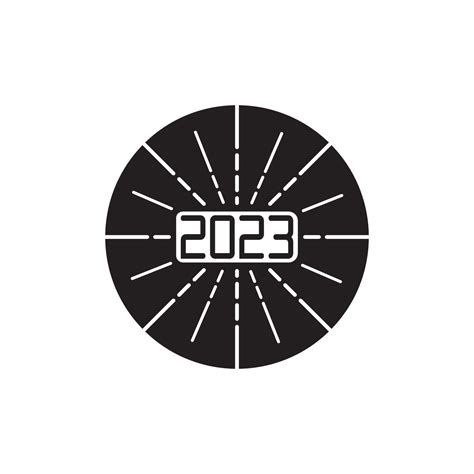 Happy New Year Logo Vector Illustration 14472836 Vector Art At Vecteezy