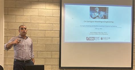 News And Events News Fe Holds Seminar On Surrogate Modeling And Machine Learning Ndu