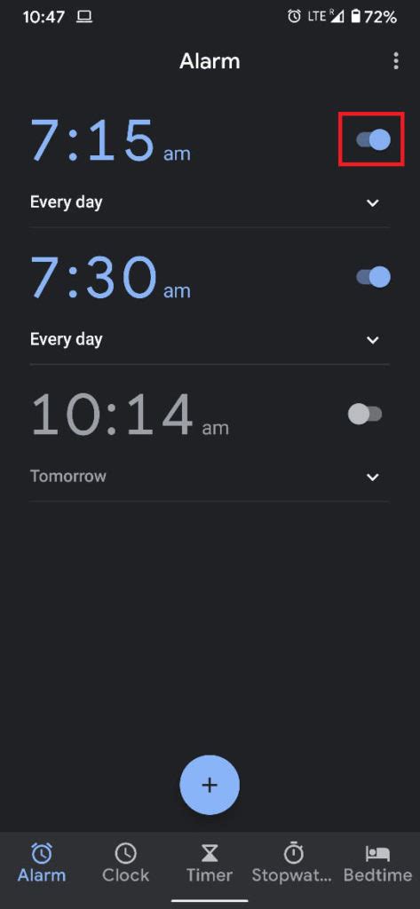 How To Cancel Or Delete Your Android Alarms Step By Step TechCult