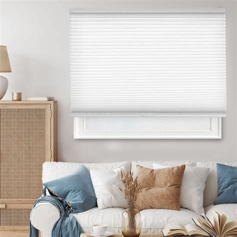 Chicology Cordless Cellular Shades Privacy Single Cell Window Blind 23w X 72h Morning Mist