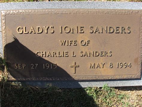 Gladys Ione Oxford Sanders 1915 1994 Find A Grave Memorial