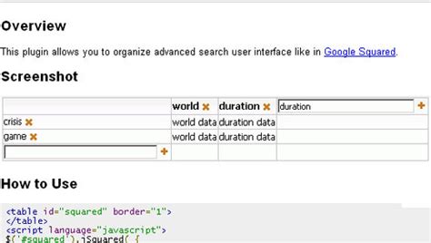Extensive Collection Of Useful Jquery Plugins For Working With Tables