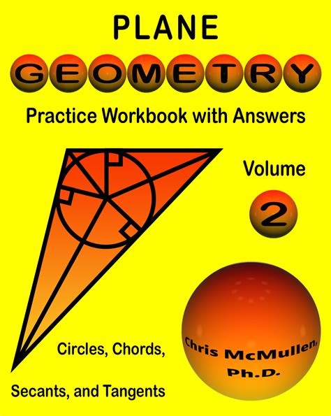 Plane Geometry Practice Workbook With Answers Circles Chords Secants