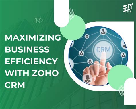 Eiysys On Linkedin Zohocrm Businessefficiency Crm Productivity Automation