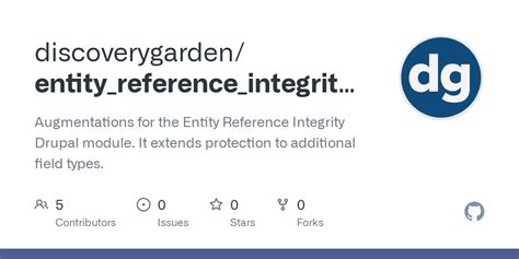 Github Discoverygardenentityreferenceintegrityextra Augmentations For The Entity