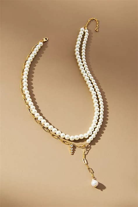Twisted Pearl Necklace Anthropologie