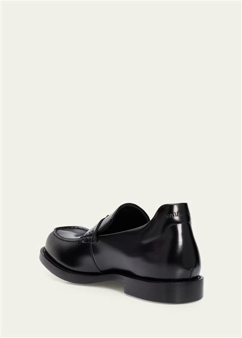 Balenciaga Comfy Leather Penny Loafers Bergdorf Goodman