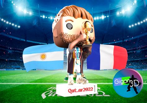 Stl File Funko Messi Champion 🇦🇷・3d Printer Model To Download・cults