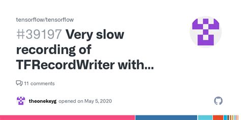 very slow recording of tfrecordwriter with tf data dataset shard