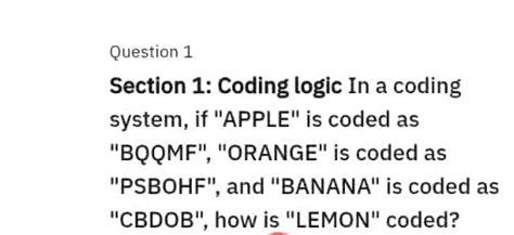 Question 1 Section 1 Coding Logic In A Studyx
