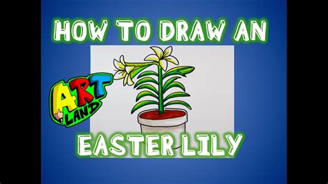 Easter Lily Drawing