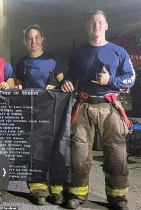 Mystery As Male And Female Firefighter Ex High School Sweethearts Are