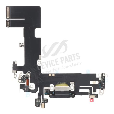 Charging Port Flex Cable For Iphone 13 61 Black Without Logo Oem
