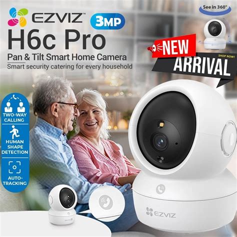 H6c Pro 3mp Ezviz Pan And Tilt Smart Home Camera In Colombo