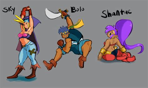 Shantae And Friends By Presby On Newgrounds