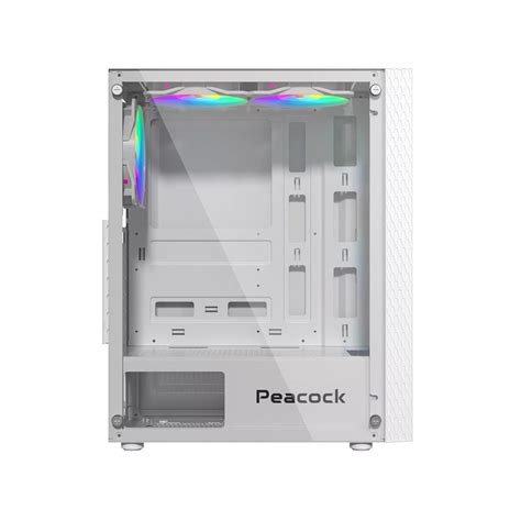 Boost Peacock Mid Tower Atx Case White
