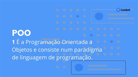 O Que é Poo Em Programação