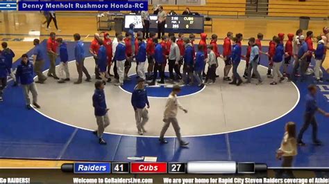 Chamberlain Cubs Vs Rc Stevens Raiders Wr Youtube