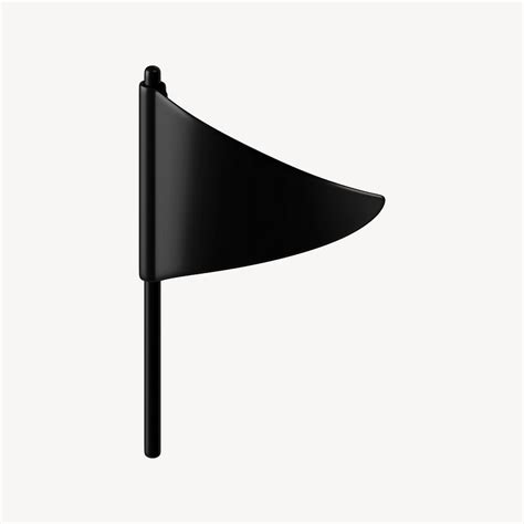Flag Icon Black
