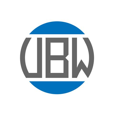 Vbw Letter Logo Design On White Background Vbw Creative Initials Circle Logo Concept Vbw