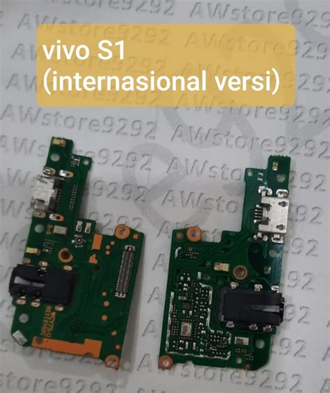 Flexible Fleksibel Papan PCB Con Cas Konektor Charger VIVO S INTERNASIONAL VERSION Versi