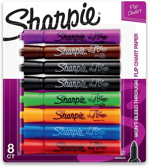 Flip Chart Markers Bullet Tip Assorted Colors 8 Pack Michaels