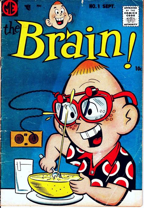 The Brain 1 Magazine Enterprises Comic Book Plus