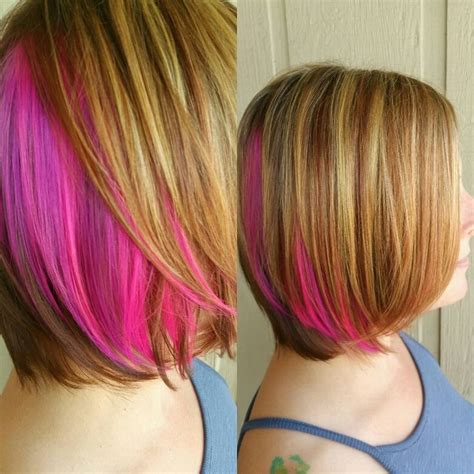 Pin By Stacey Mcconville On New New Hair Peekaboo Hair Thick Hair