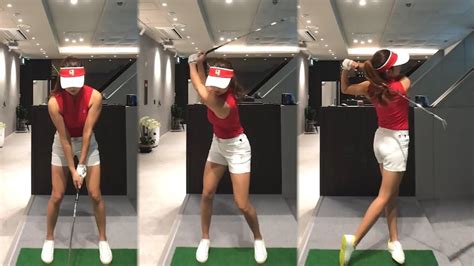 Klpga 프로 신지윤 미녀골퍼의 드로우샷 Youtube