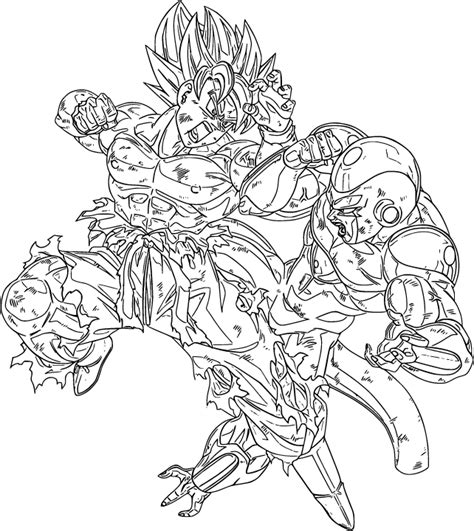 Frieza Dragon Ball Coloring Pages Unleash Your Creativity With These