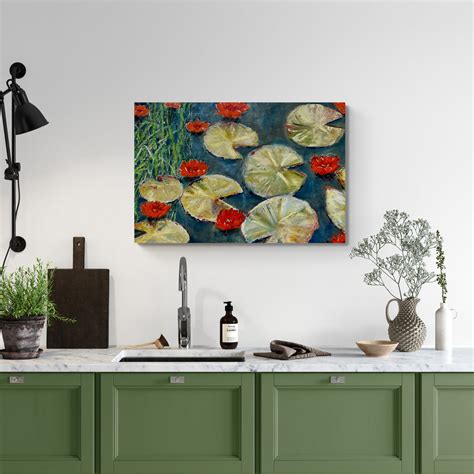 Lilium And Vermilion By Charissa Smith Oil On Canvas