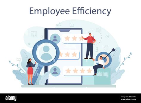 Employee Efficiency Concept Business Staff Management For A Productive Day Quality And