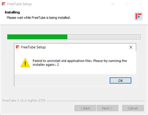 Bug Freetube Cannot Be Closed Please Close It Manually And Click Retry To Continue Issue