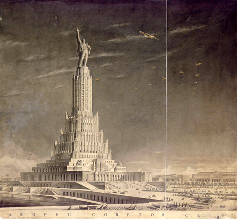 Moscow Palace Of Soviets Soviet Architectural Giant · Russia Travel Blog