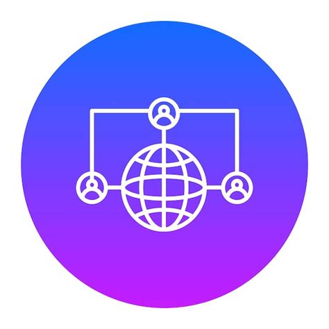 Premium Vector Global Communication Vector Illustration