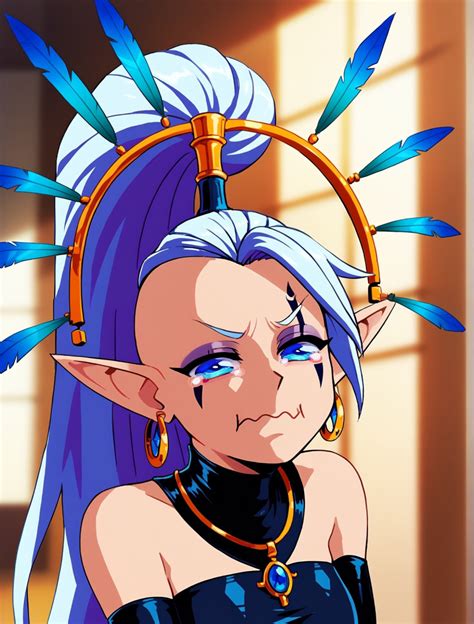 Rule 34 Aeldari Ai Ai Generated Alien Alien Girl Eldar Elf Ears Image