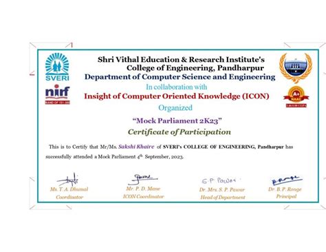 Sakshi Khaire On Linkedin Hello Connections 😊 I Have Participated In Parliament Act In Sveris